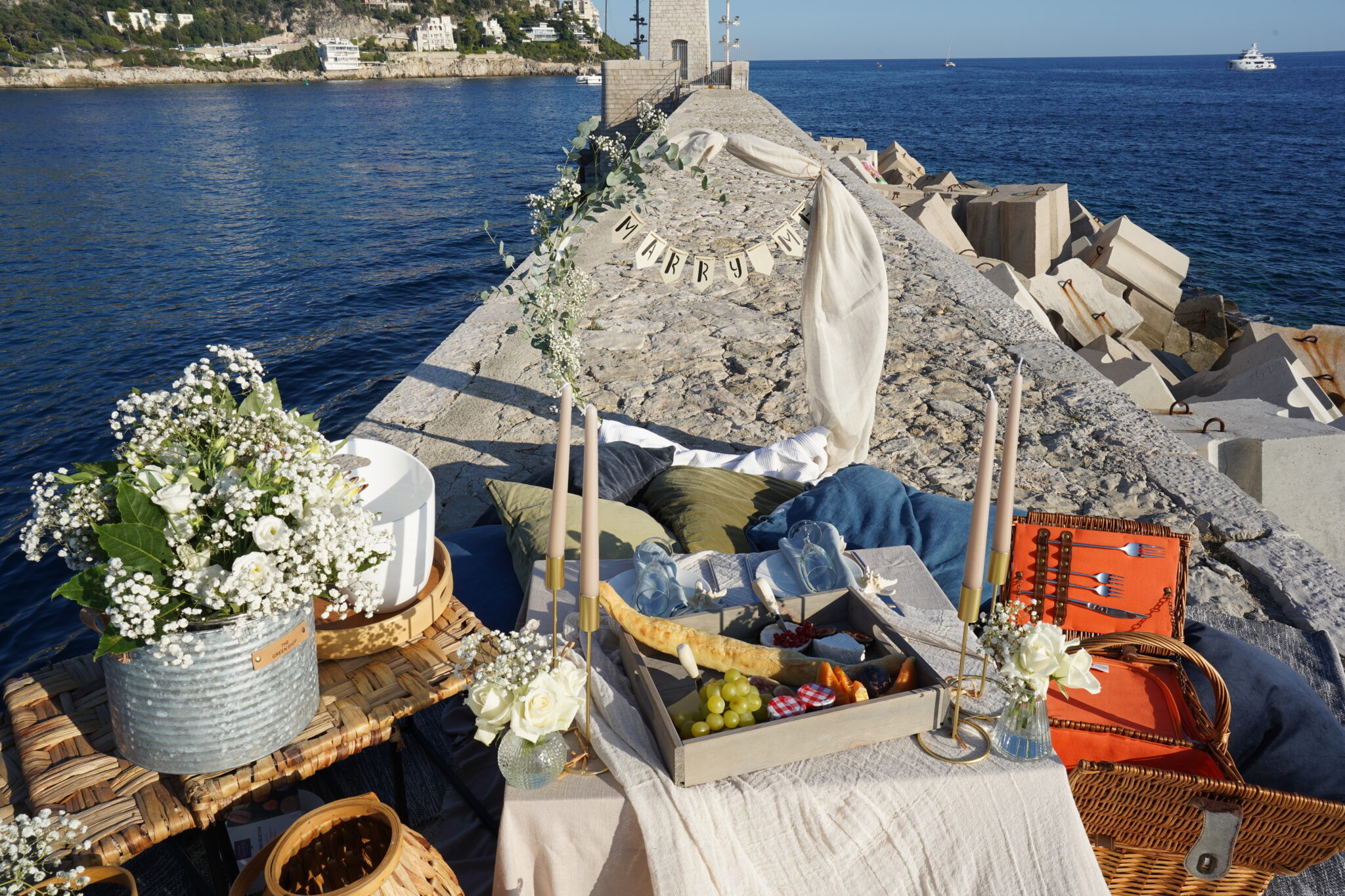 Luxury Picnic in the French Riviera - French Riviera Parties